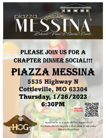 Piazza Messina Dinner Social | St. Charles Missouri Chapter #2527 | St ...